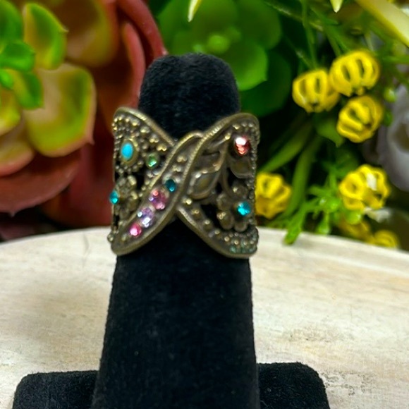 Sorrelli | Jewelry | Sorrelli Ring Vintage Flowers Turquoise | Poshmark